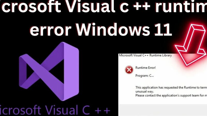 Microsoft Visual c ++ runtime error Windows 11 | Microsoft Visual c ++ error - Yandex Video ...