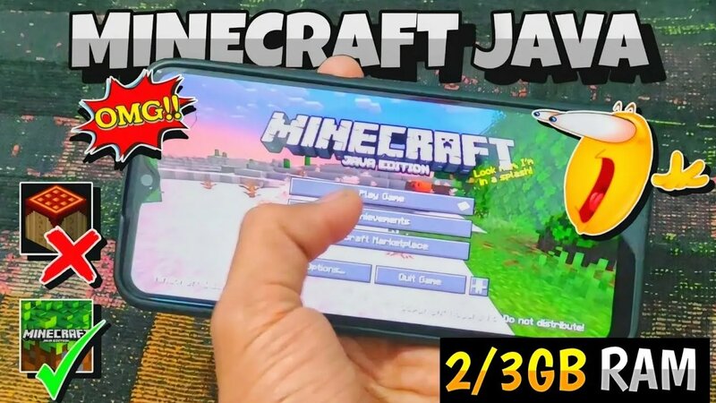 I Played Minecraft Java Edition in 2/3gb Ram Device || How To Install Minecraft Java In Android ...