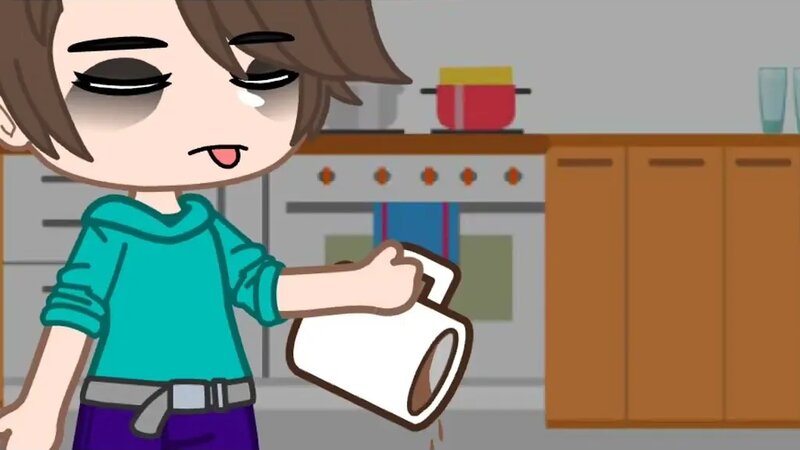 Я не хочу без тебя спать| клип| Херобрин×Стив| Gacha Club