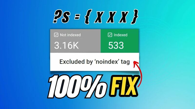 Fix 'NoIndex' Search Pages in Google Search Console [Solved] - Смотреть онлайн в поиске Яндекса ...