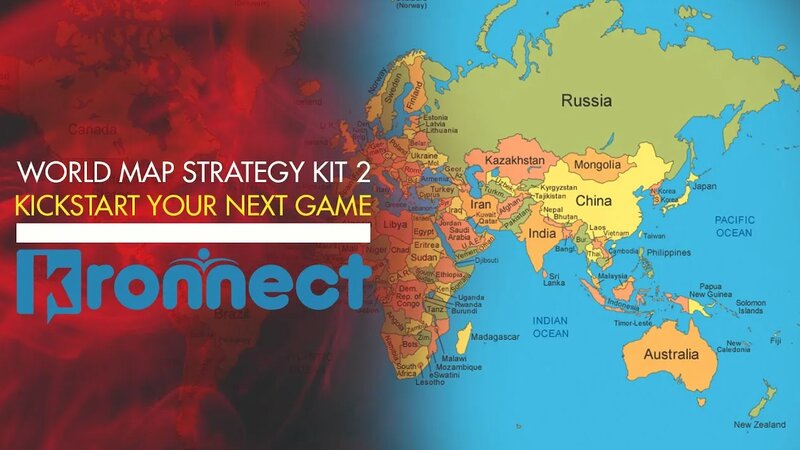 World Map Strategy Kit 2 - Create World MAP Games With Unity