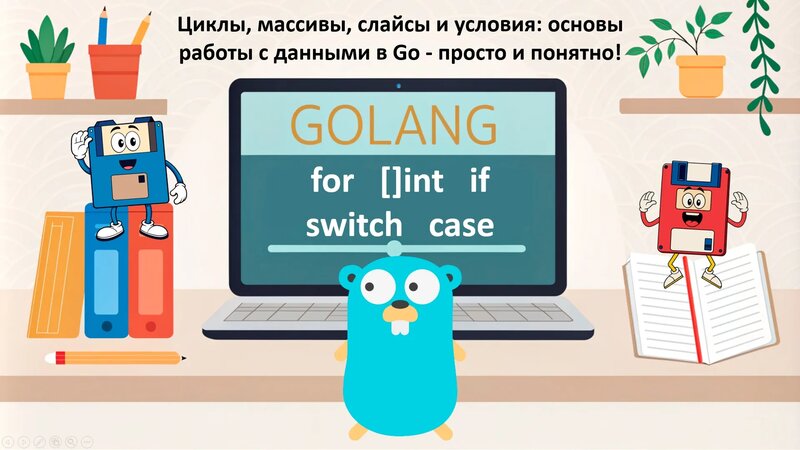 Циклы, массивы, слайсы и условия: основы работы с данными в Go (golang) — просто и понятно ...