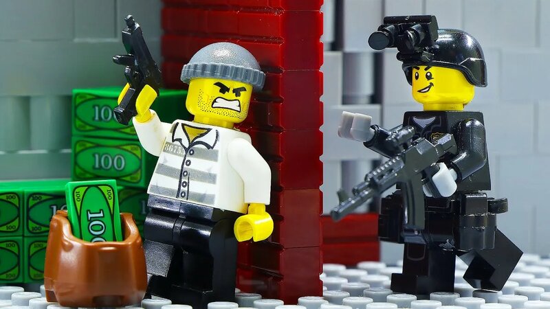 Идеальное ограбление Банка! Лего Ограбление Банка | Lego City Bank ...
