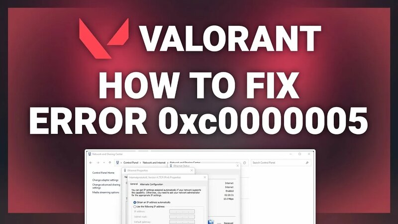 Valorant – How to Fix Error Code 0xc0000005 in Valorant! | Complete 2024 Guide - Yandex Video ...