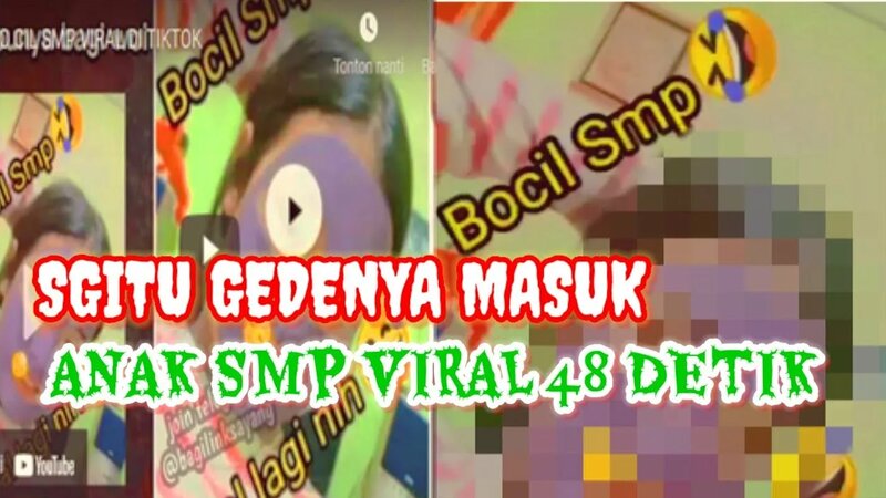 Video Full Bocah SMP 48 Detik Viral di Tiktok dan Twitter, Konten Tidak Senonoh Dilakukan Cewek SMP