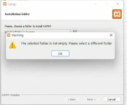 Xampp downloading error | The selected folder is not empty |Fixed - Yandex Video aramada ...