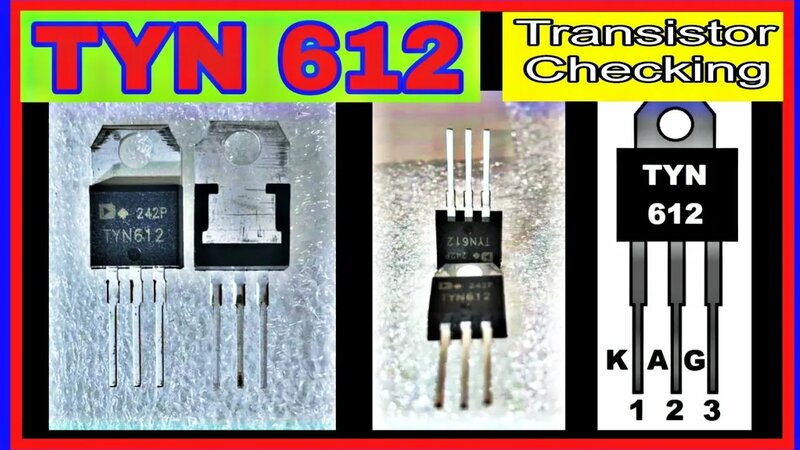 Tyn612 SCRs 600-1200Volt 12A standard SCRs VDRM VRRM || Checking full information about . HOW ...