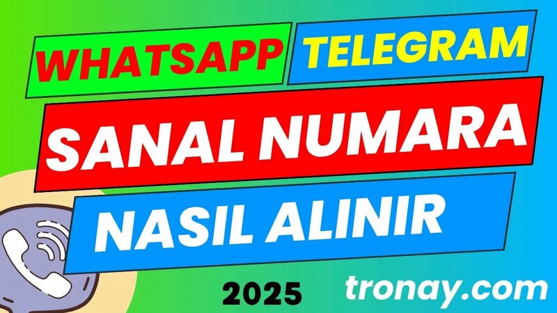 Sanal numara nasıl alınır - SMS onay servisleri - whatsapp - telegram sanal numara - tronay.com ...