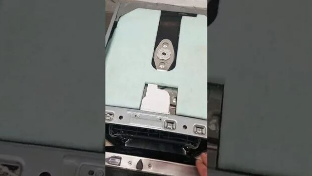 Автоматическое открытие дверцы посудомоечной машины после окончания ...