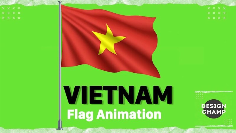 Vietnam Flag Green Screen Animation | Vietnam Flag Animation - 4K Flag Animation #VietnamFlag ...