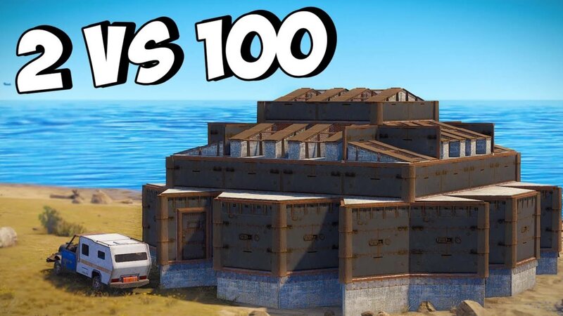 1440p60* НАС Рейдит 100 Человек! Самый Защищенный Бункер в РАСТ/RUST sHuMa - Смотреть онлайн в ...