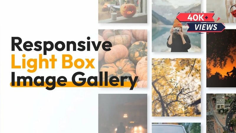 How to Create Responsive Image Gallery with Lightbox using Html and Bootstrap4 | Lightbox ...