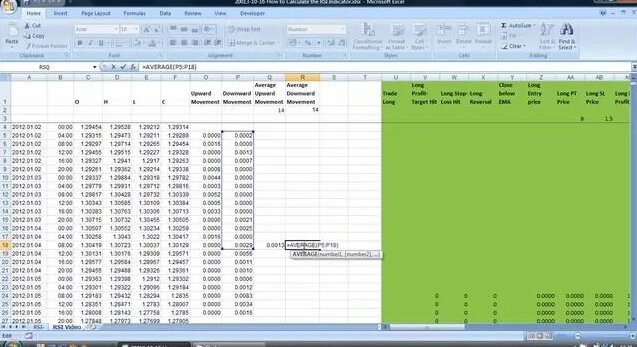 How to Calculate the RSI Indicator in Excel - Смотреть онлайн в поиске Яндекса по Видео