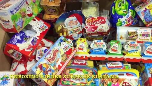 100 Rare Kinder Surprise Eggs, Обзор Большой Посылки Редких, Раритетных ...