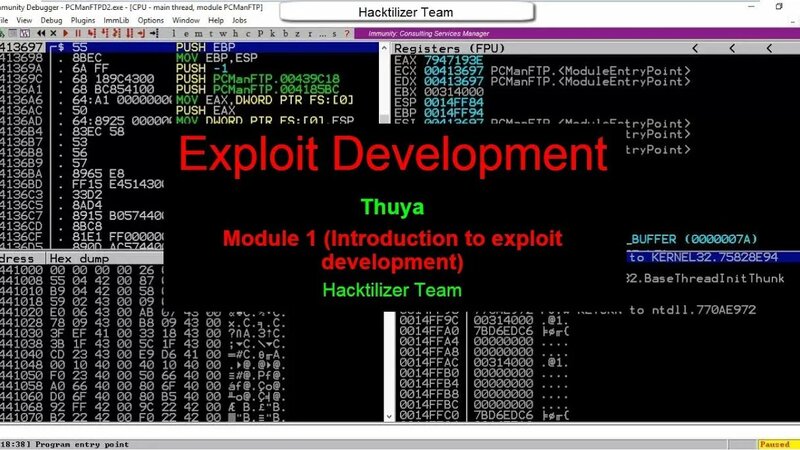 Module 01 Introduction to Stack Based Overflows (Exploit Development tutorial series) - Смотреть ...