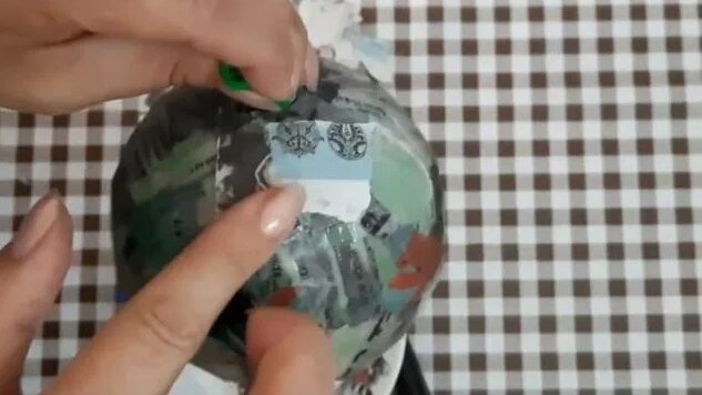 Мастер класс шар в технике папье маше Смотреть онлайн в поиске