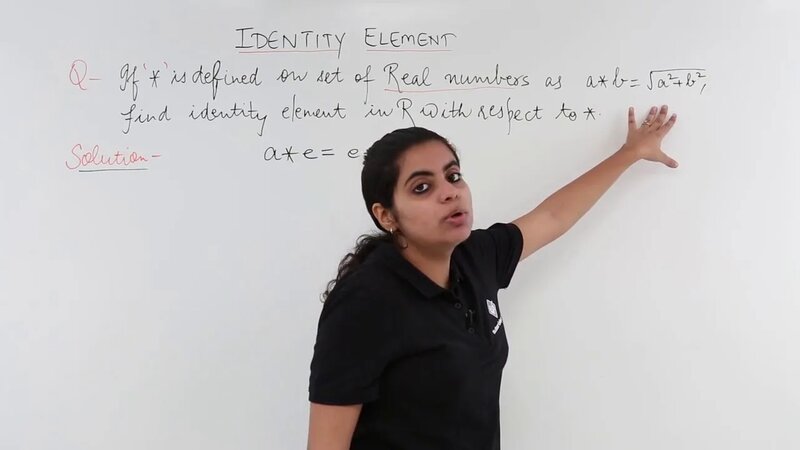 Class 12th – Identity Element Numerical Example-1 | Relation and Functions | Tutorials Point ...