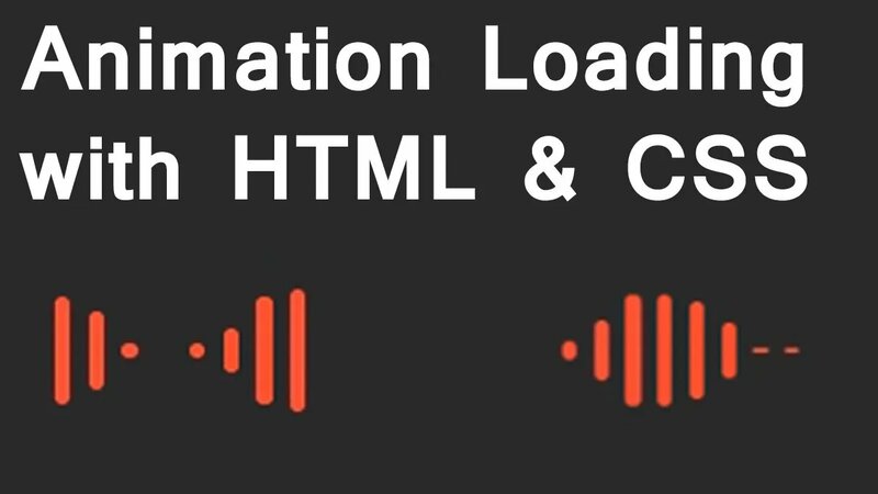 Loading Gif Animation Using Only HTML & CSS | Preloader in Website Using HTML & CSS | Love Code ...