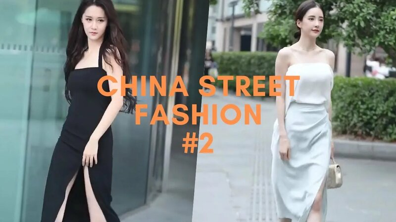 China Street Fashion #2 | Chinese Street Beautiful Girl | Young Girl Fashion Show - Смотреть ...