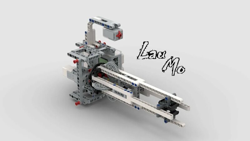 #24【Lau Mo】 LEGO EV3 GUN《M134 Minigun火神機槍》 building instructions of 45544+45560 Core Set ...