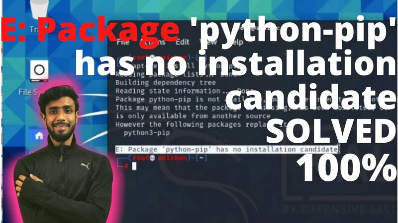 E: Package 'python pip' has no installation candidate fix 100% | Solved python-pip no ...