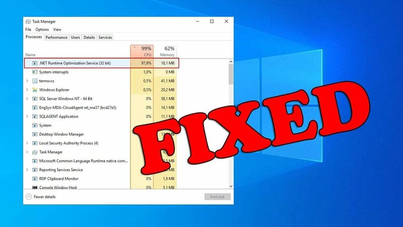 FIX: .NET Runtime Optimization Service High CPU usage? What is .NET runtime optimization service ...