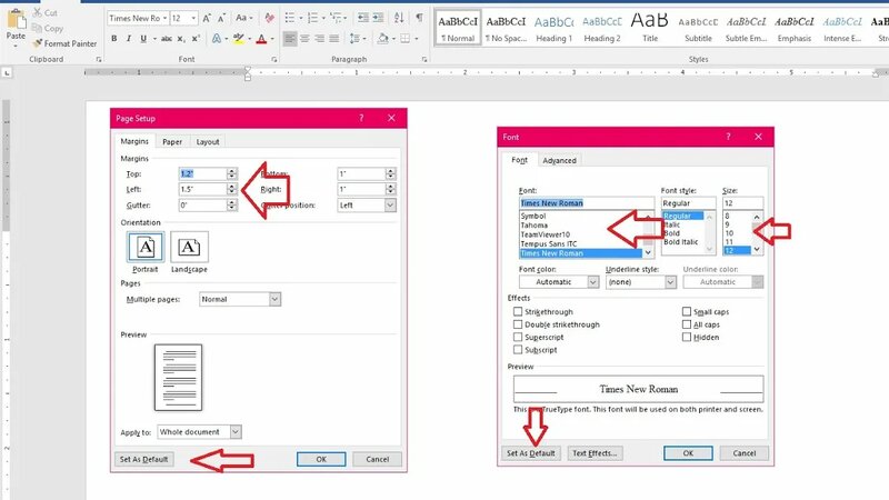 MS Word: How to Set Default Page Setup Margin, Font Size & Style Word 2007 2016 - Смотреть ...