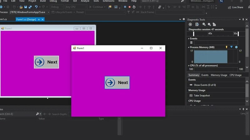 how to add image to button in visual studio windows form application 2019 - Yandex Video aramada ...