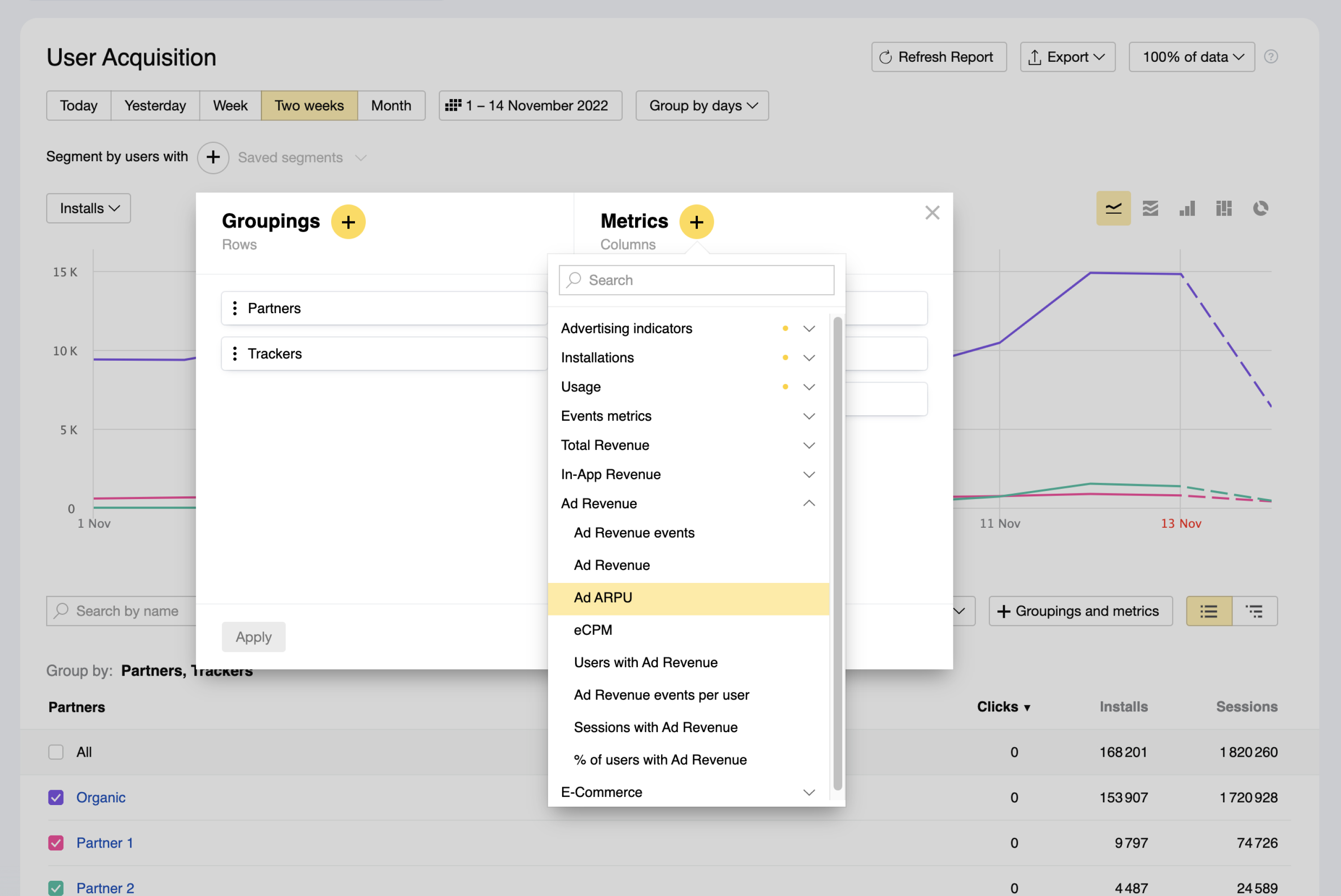 Ad monetization: Analyzing ad revenue with AppMetrica