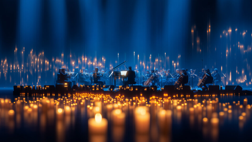 Концерт Саундтреки Эйнауди. Двойной концерт при свечах. Оркестр CAGMO - Норд Экспо: билеты ...