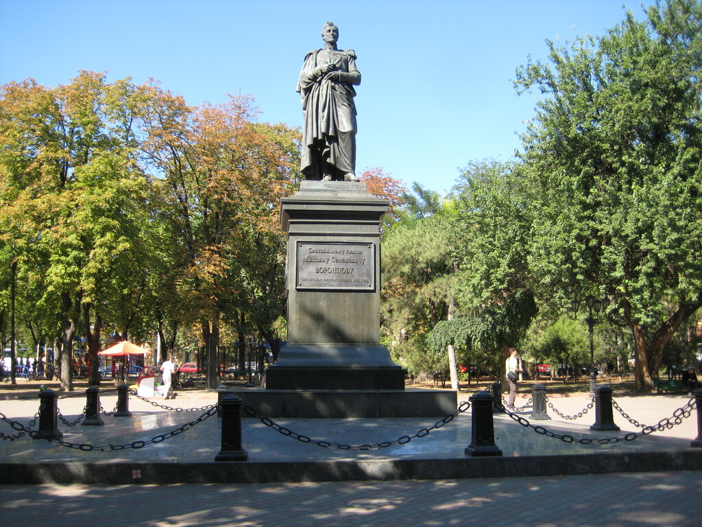Anıt, heykel М.С. Воронцов, Odesa, foto
