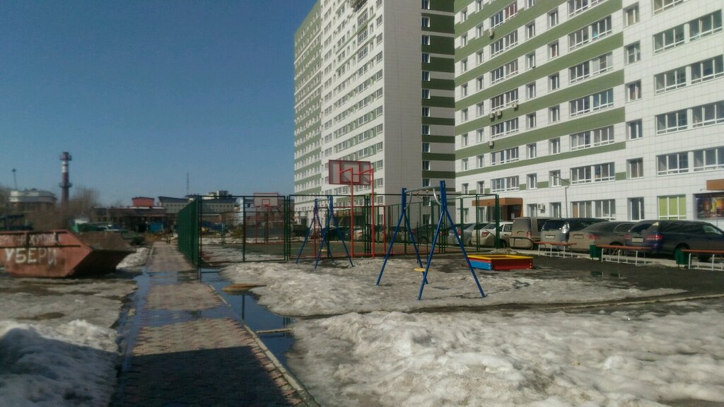 Oyun alanı Детская площадка, Omsk, foto