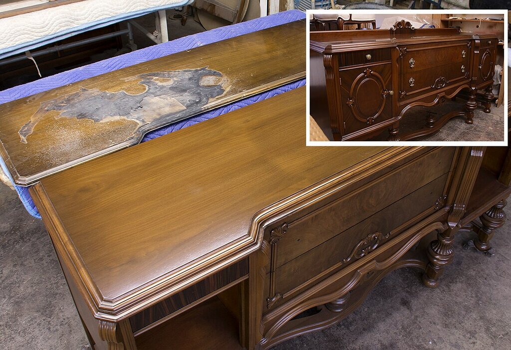 Antikacı dükkanları Zollinger Furniture Co, Missouri Eyaleti, foto