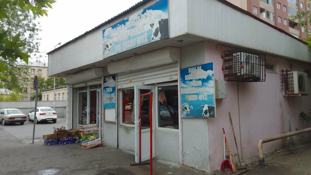 Kasap, şarküteri Ət Dükanı, Bakü, foto