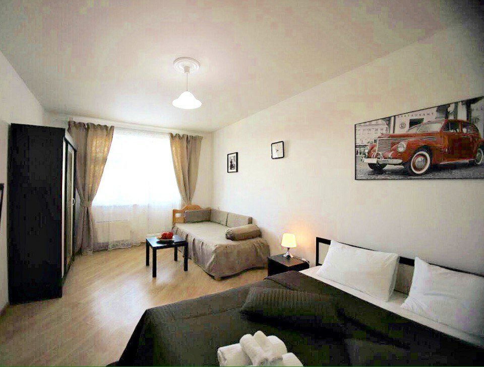 Kısa süreli konaklama Apartment on Fizkulturnaya 4, Lobnia, foto