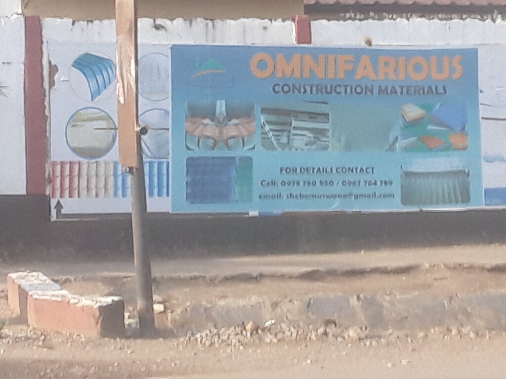 Yapı mağazası Omnifarious Construction, Lusaka, foto