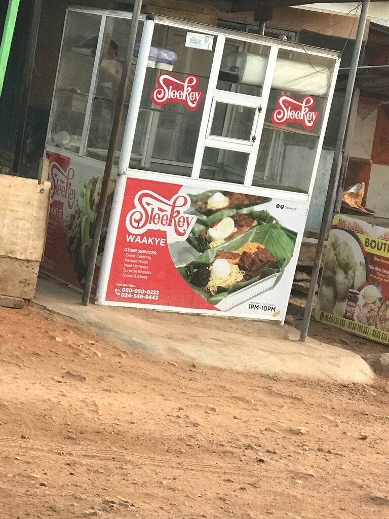 Kantin, yemekhane Sleekey waakye, Dünya, foto