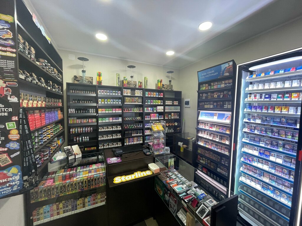 Tütün, sigara mağazaları Минимаркет табак, Soçi, foto