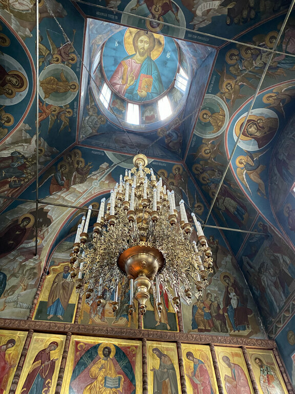 Ortodoks kiliseleri Ikony Bozhiyey Materi Donskaya v Kholkovskom Troitskom Monastyre Church, Belgorodskaya oblastı, foto