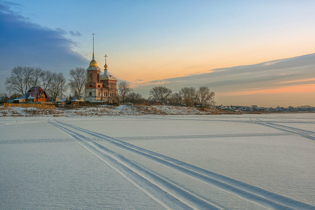 Ortodoks kiliseleri Церковь Вознесения Господня, Çeliabinskaya oblastı, foto