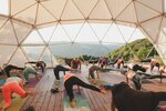 Eco Camp (Autonomous Republic of Crimea, Bakhchisarayskiy rayon, Kuybyshevskiy poselkovy sovet, urochishche Podlesnoye), yoga stüdyosu  Kırım Cumhuriyeti'nden