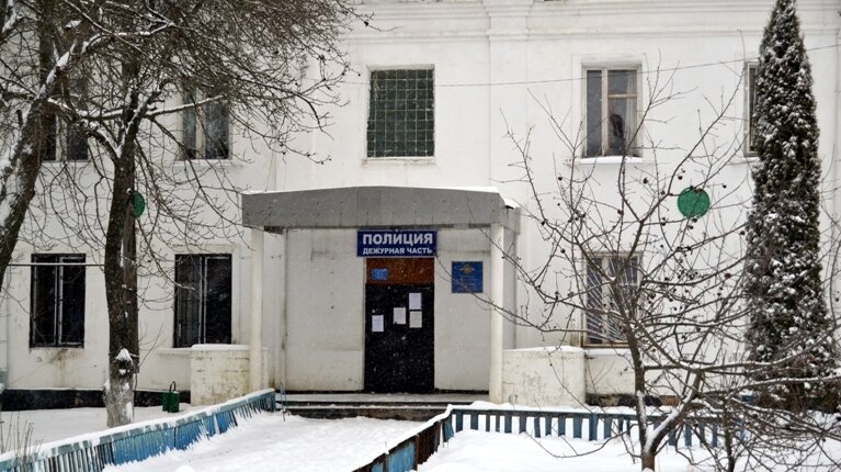 Polis merkezleri Uchastkovy punkt politsii, Tulskaya oblastı, foto