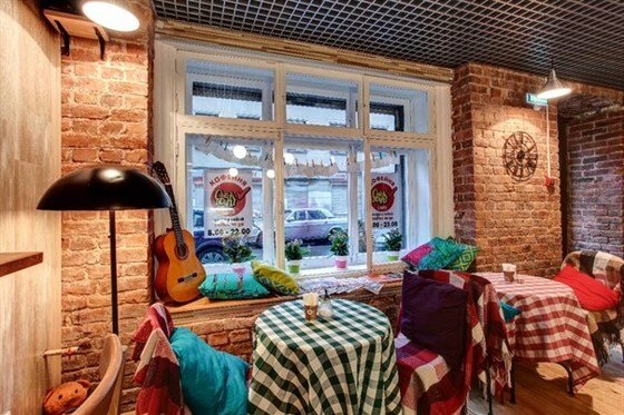 Kafe Check Point Cafe, Saint‑Petersburg, foto