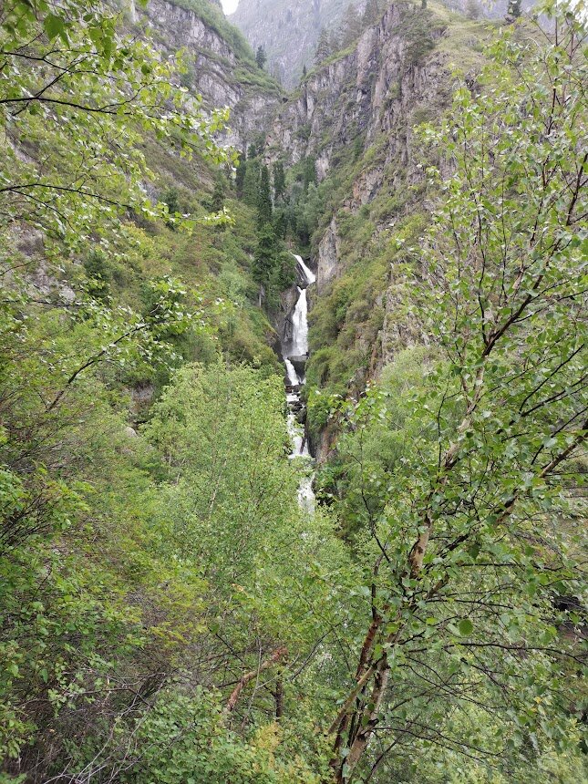 Şelale Водопад Ачелман, Altay Cumhuriyeti, foto