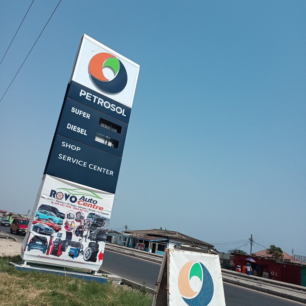 Benzin istasyonu Petrosol Teshie Main Service Station, Dünya, foto
