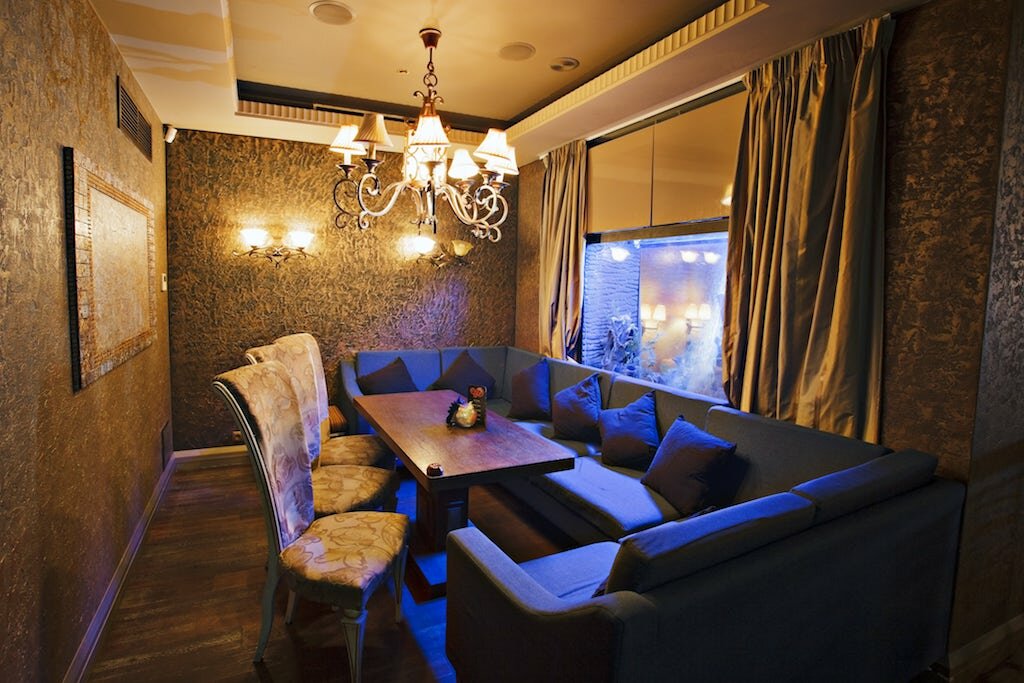 Nargile kafeler Laboratoria Lounge, Moskova, foto