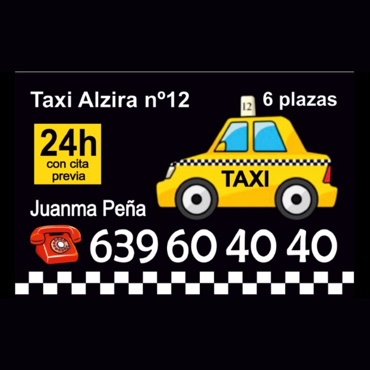 Taksi Taxi Alzira Juanma Peña - 6 plazas, Valensiya, foto