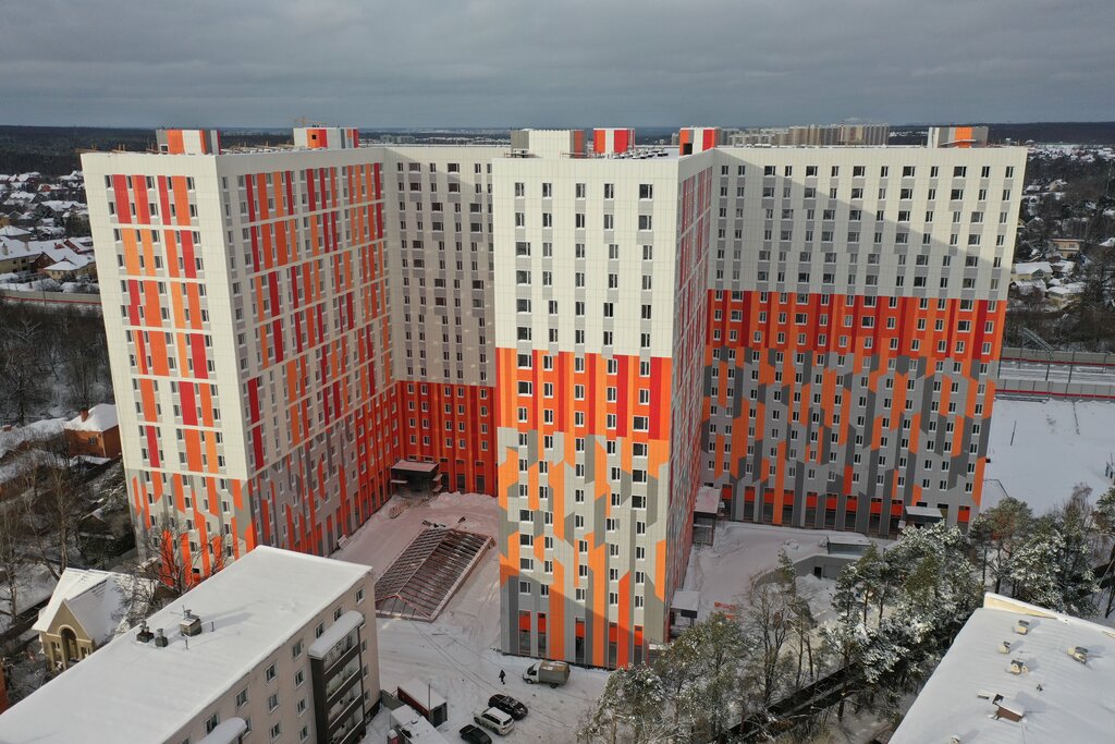 Yeni yerleşim alanlarındaki daireler Est-a-Tet, M1 Skolkovo, Moskova ve Moskovskaya oblastı, foto