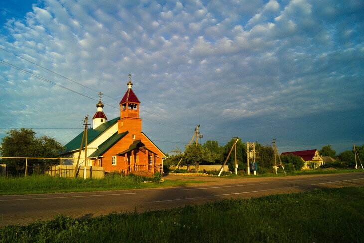 Ortodoks kiliseleri Церковь Димитрия Солунского, Voronejskaya oblastı, foto