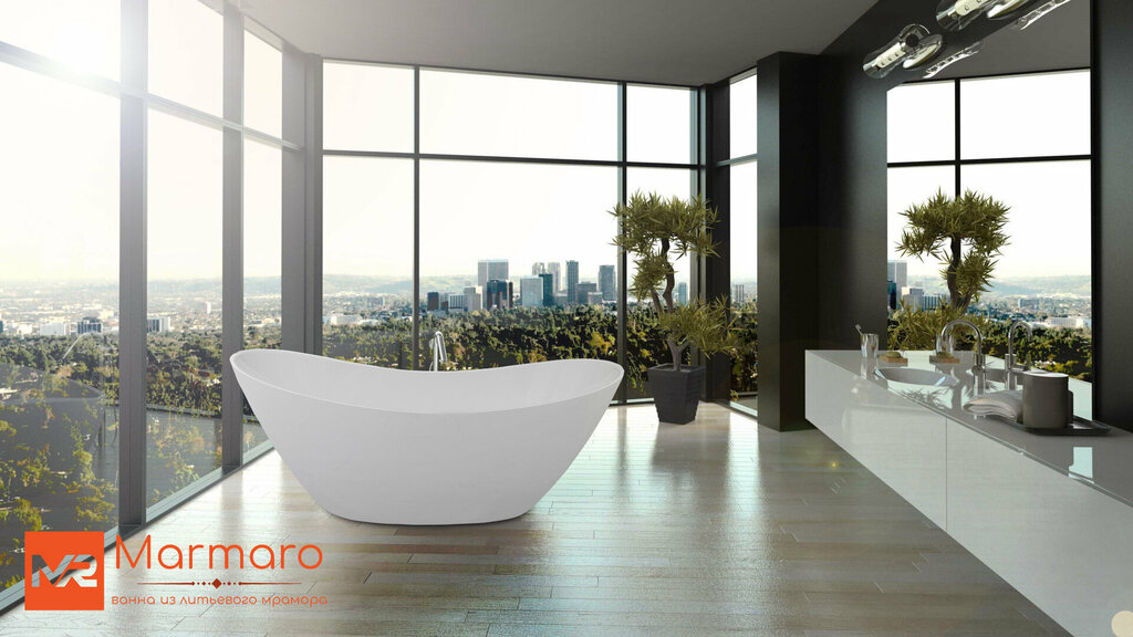 Taş ürünler ve yapılar Mar-maro, Moskova ve Moskovskaya oblastı, foto